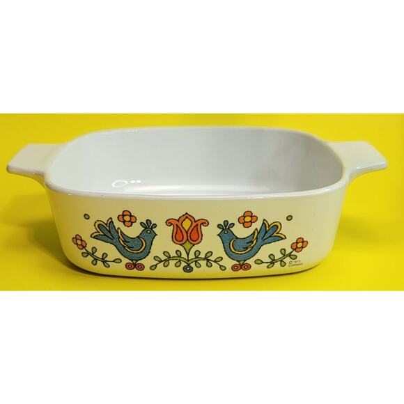 Corningware | Kitchen | Vintage Corning Ware Country Festival Blue ...